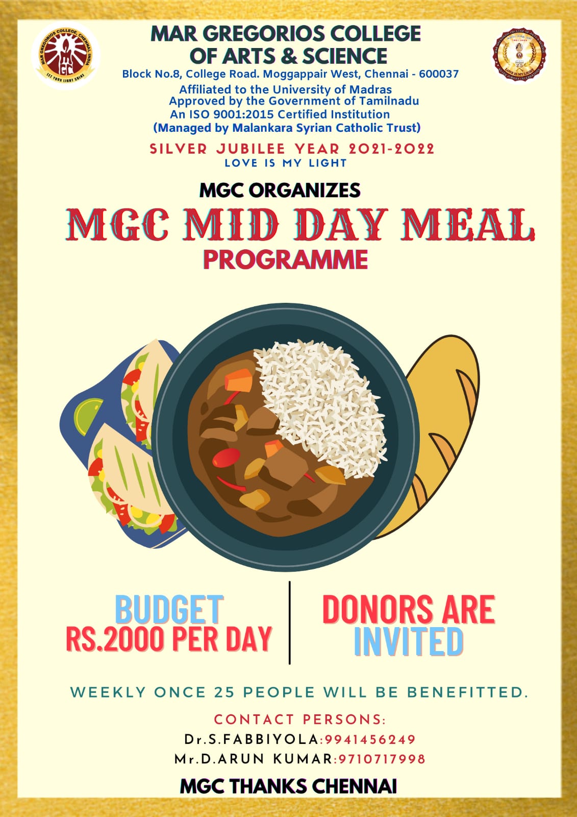 Midday Meal Posters